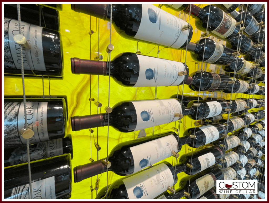 Cable Wine Racking by Custom Wine Cellar : Cachet Wine Cellars – Custom ...